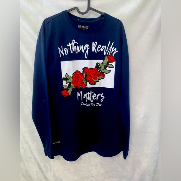 Dark Blue Pike long sleeve T-shirt | Shirts | Dark Blue Pike Mens Long ...